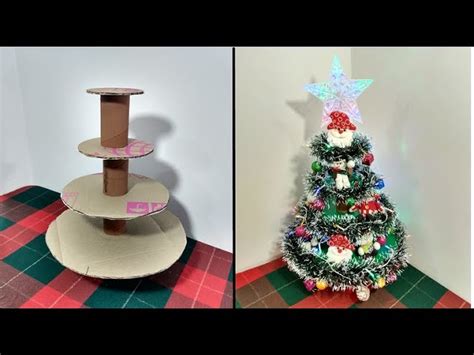 Árbol de Navidad hecho en casa fácil y económico