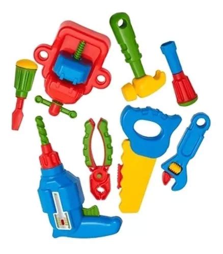 Brinquedo Kit Ferramentas Completo Calesita Ref 457 Quantidade De Peças