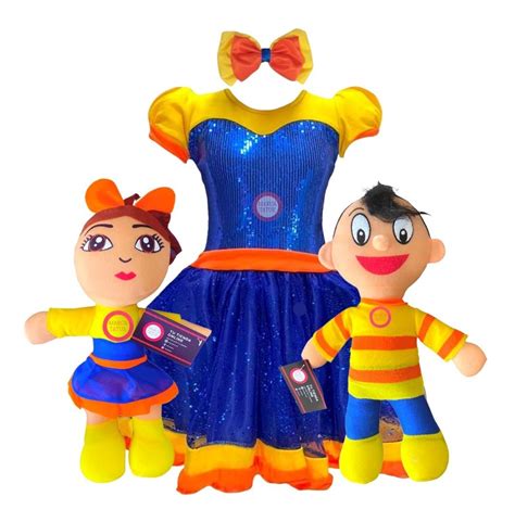 Disfraz De Bely Del Show Bely Y Beto Brilloso Con02 Peluches Meses