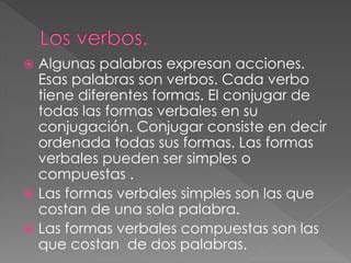 Los Verbos PPT