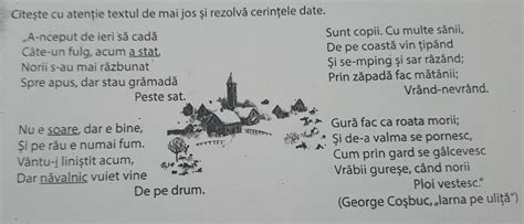 Alc Tuieste O Compunere In Care S Te Inspiri Din Poezia Iarna Pe