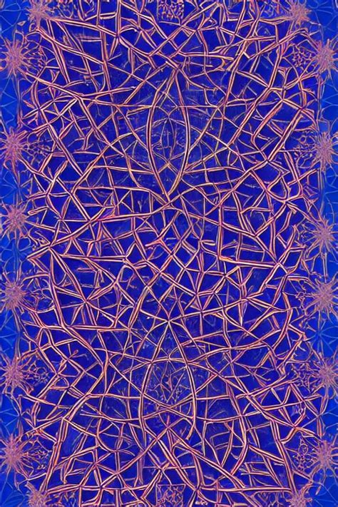 Islamic Fractals Symmetric Trending On Artstation Stable Diffusion