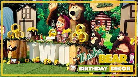 Masha And The Bear Birthday Party Decoration Ideas In Pakistan Best