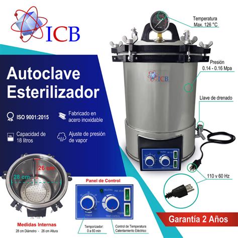 Autoclave Esterilizador Garantía 2 años