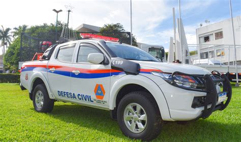 Munic Pio Recebe Nova Van E Caminhonete Para A Defesa Civil Portal
