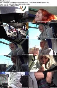 CzechStreets GrandMA Luxurious MILF Fucked In A Public Bus E139 4K