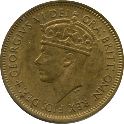 1 Shilling George VI British West Africa Numista