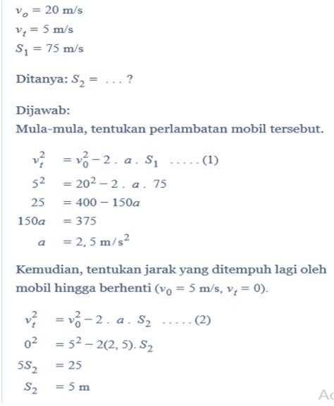 Detail Rumus Glb Dan Glbb Dan Contoh Soal Koleksi Nomer 10