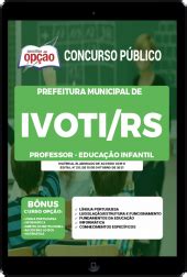 Apostila Prefeitura De Ivoti RS PDF Comum Professor 2021