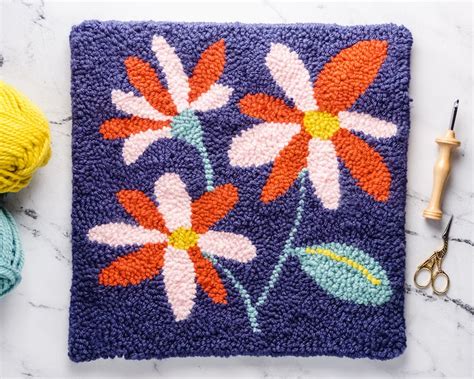 16 Punch Needle Kits And Pattern To Get You Started On This Craft