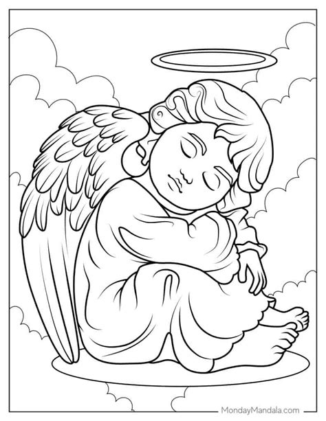 Angel Babies Coloring Pages