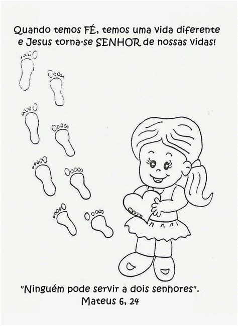 Tia Paula Querigma para colorir Perguntas bíblicas infantil Desenho