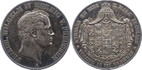 Brandenburg Preußen Doppeltaler 1846 A Friedrich Wilhelm IV 1840 1861