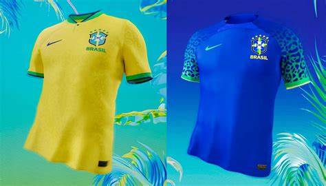 Novas camisas da Seleção Brasileira para Copa 2022 Nike MDF