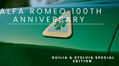 Alfa Romeo Giulia And Stelvio Quadrifoglio Th Anniversary Youtube