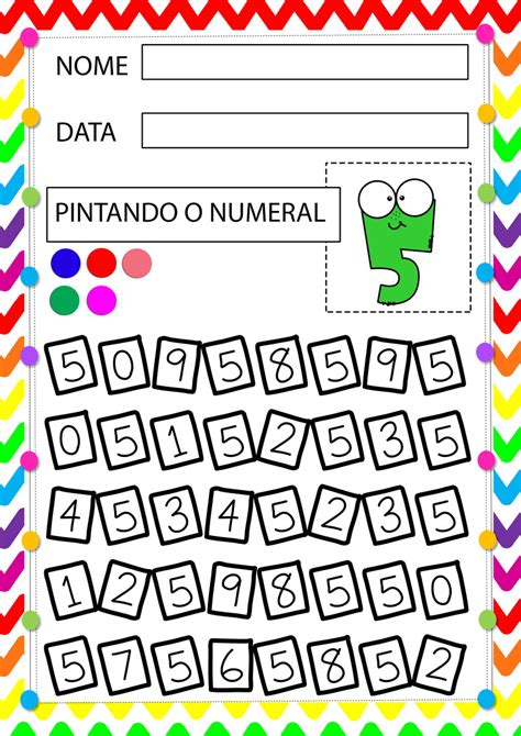 Números para Imprimir Confira dezenas de moldes e atividades