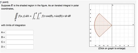 solved suppose r is the shaded region in the figure as an