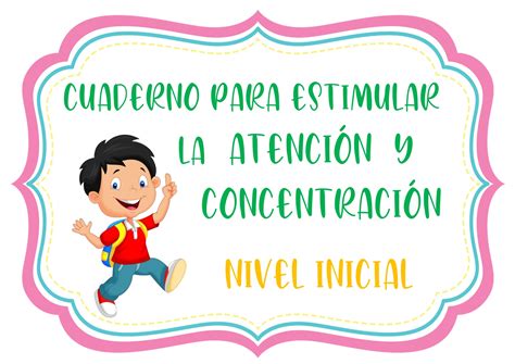 Ejercicios de Atención y Concentración para Preescolares Guía