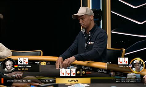 Phil Ivey Invoque Le Pouvoir De La Couche Sale Au Triton London