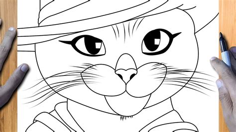 COMO DIBUJAR EL GATO CON BOTAS EL ÚLTIMO DESEO YouTube