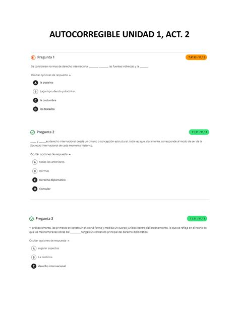 Autocorregible Act 2 Derecho Diplomatico AUTOCORREGIBLE UNIDAD 1