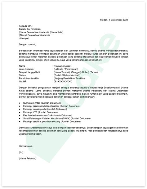 Contoh Surat Lamaran Kerja Terbaik Yang Dilirik Hrd Cakeresume