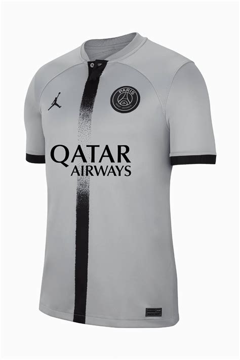 Koszulka Nike PSG X Jordan 22 23 Wyjazdowa Stadium Szary Buty