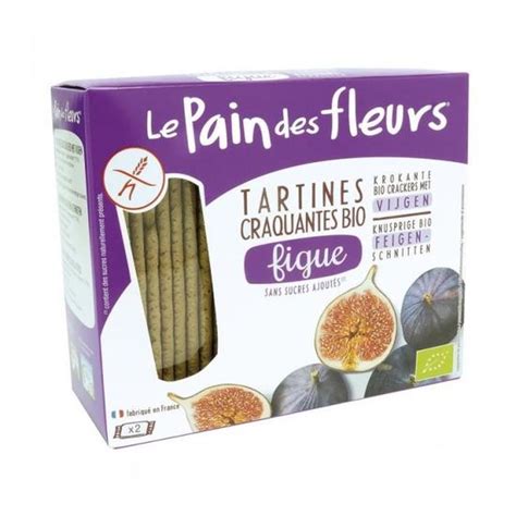 Tartines craquantes à la figue sans gluten bio 150 g LE PAIN DES FLEURS