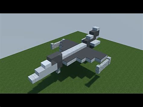 Minecraft Tuto Avion Militaire N1 YouTube