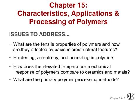 Ppt Chapter Characteristics Applications Processing Of