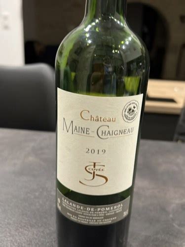 Château Maine Chaigneau Cuvée JS Lalande de Pomerol Vivino Česko