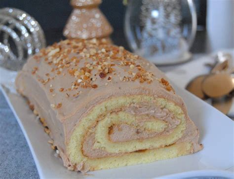 Bûche mascarpone et café Recette simple et rapide