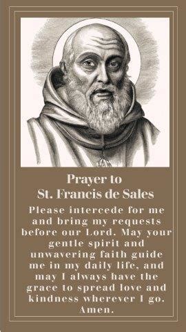 Prayer Of St Francis De Sales Printable