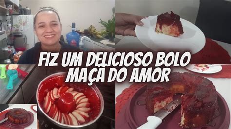 Vlog de Dona de Casa Venha se deliciar comigo nesse vlog de bolo maçã