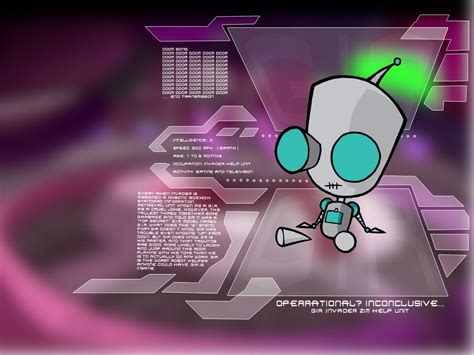 Invader Zim Invader Zim Gir Wallpaper Gir From Invader Zim Nostalgia