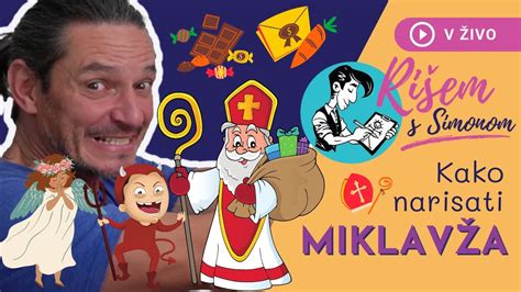 Rišem s Simonom Kako narisati jMIKLAVŽA YouTube