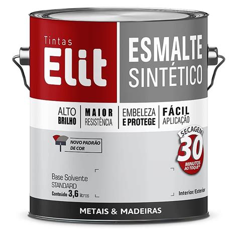 Tinta Esmalte Sint Tico Brilhante L Laranja Elit Pai Mendon A