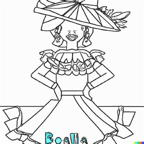 21 Desenhos De Baiana Para Imprimir E Colorir Pintar