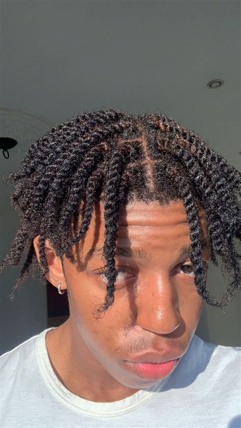Twist Out Hairstyle For Men Hair Twists Black Hair Twist Curls Mens