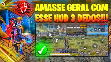 O Mais Brabo De Todos Melhor Hud Dedos Para Free Fire Mobile