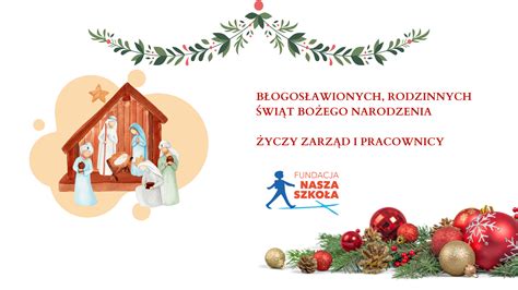 Życzenia na Boże Narodzenie 2022 Fundacja Nasza Szkoła