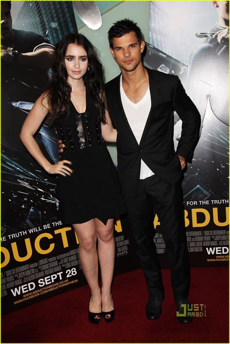 Taylor Lautner And Lily Collins Abduction Uk Premiere Photo 2584248 Lily Collins Taylor