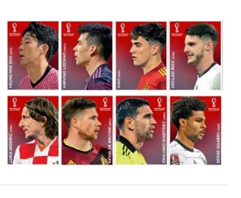 8 Figurinhas Copa Mundo 2022 Qatar Da Coca Cola Digital Elo7