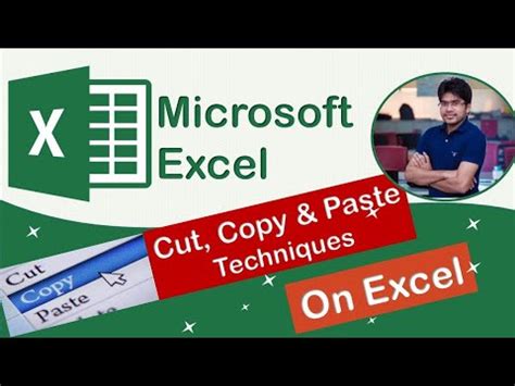 Cut Copy Paste Basic Techniques On Microsoft Excel How To Cut Copy
