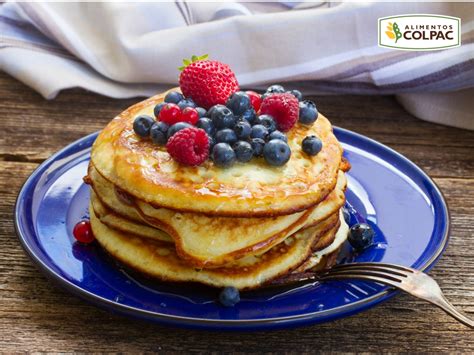 Hotcakes de avena plátano y chía Alimentos Colpac