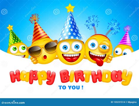Tarjeta De Felicitaci n Del Feliz Cumplea os Ilustración del Vector