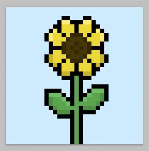 How To Make A Pixel Art Flower Mega Voxels