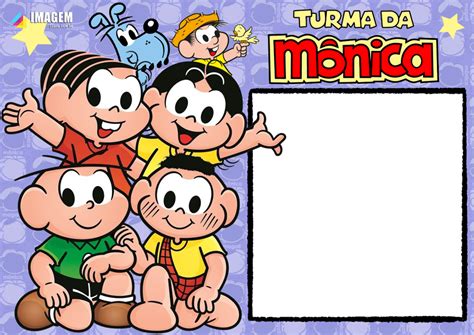 Moldura PNG Turma da Mônica Imagem Legal