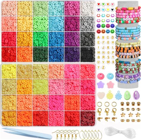 Amazon YMSDZHL 6600pcs Clay Bead For Bracelet Making Kit 48