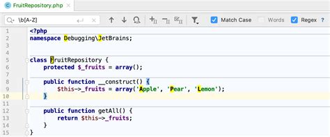 Find And Replace A String Using Regular Expressions Help PhpStorm